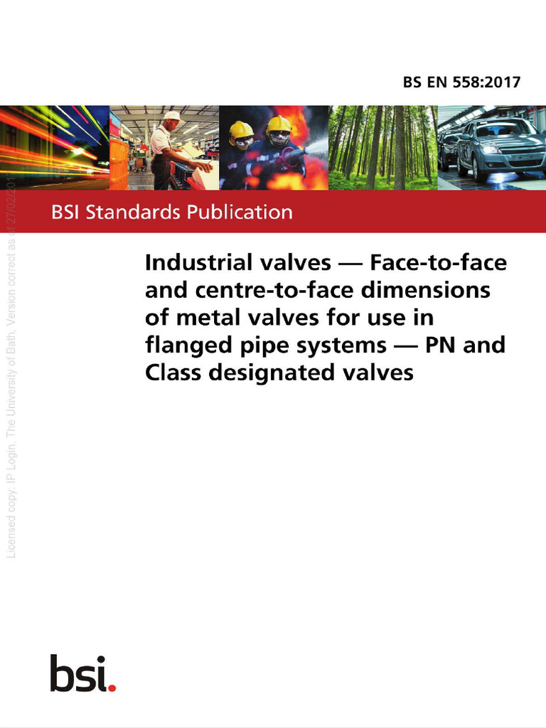 Industrial Valves Face-To-Face and Centre-To-Face Dimensions Metal ...