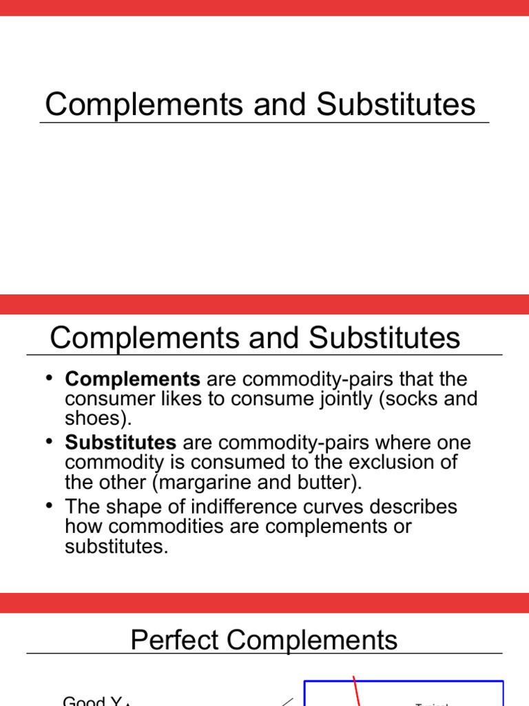 Understanding Complements and Substitutes | PDF | Marketing | Trade