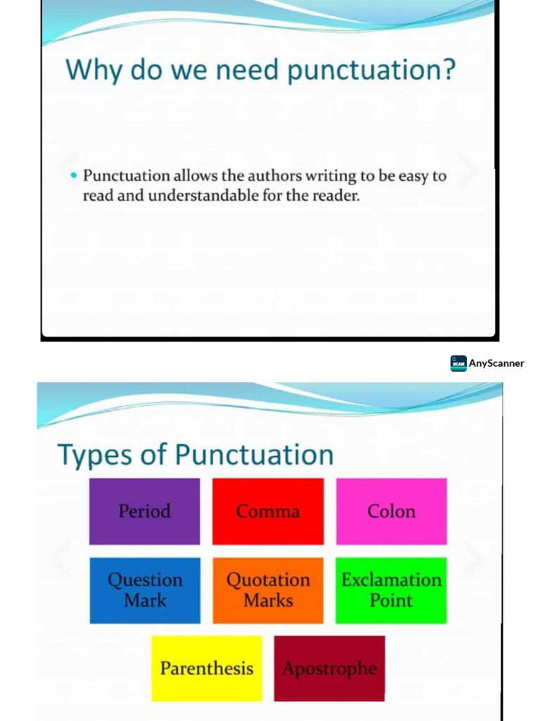 Punctuation | PDF