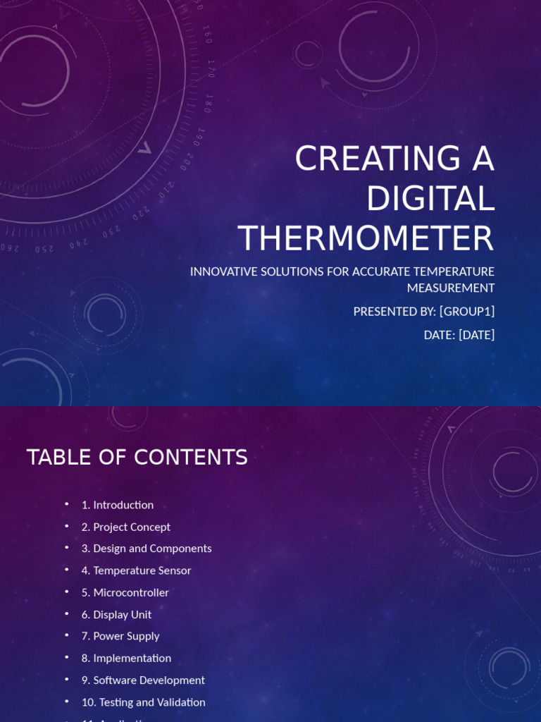 Digital Thermometer Design Guide | PDF | Arduino | Sensor