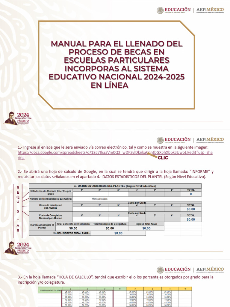 Manual Del Proceso Becas 2024-2025 en Linea | PDF Manual Del Proceso Becas 2024-2025 en Linea | PDF