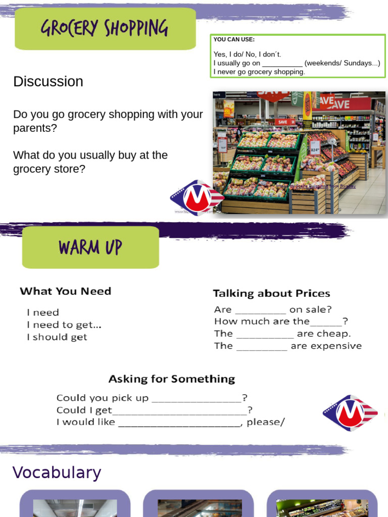 Grocery Shopping | PDF