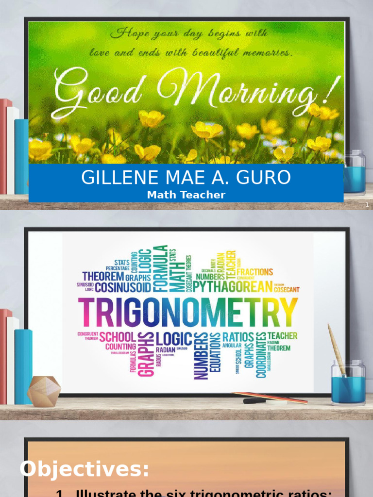 Six Trigonometric Ratios | PDF | Trigonometry | Triangle