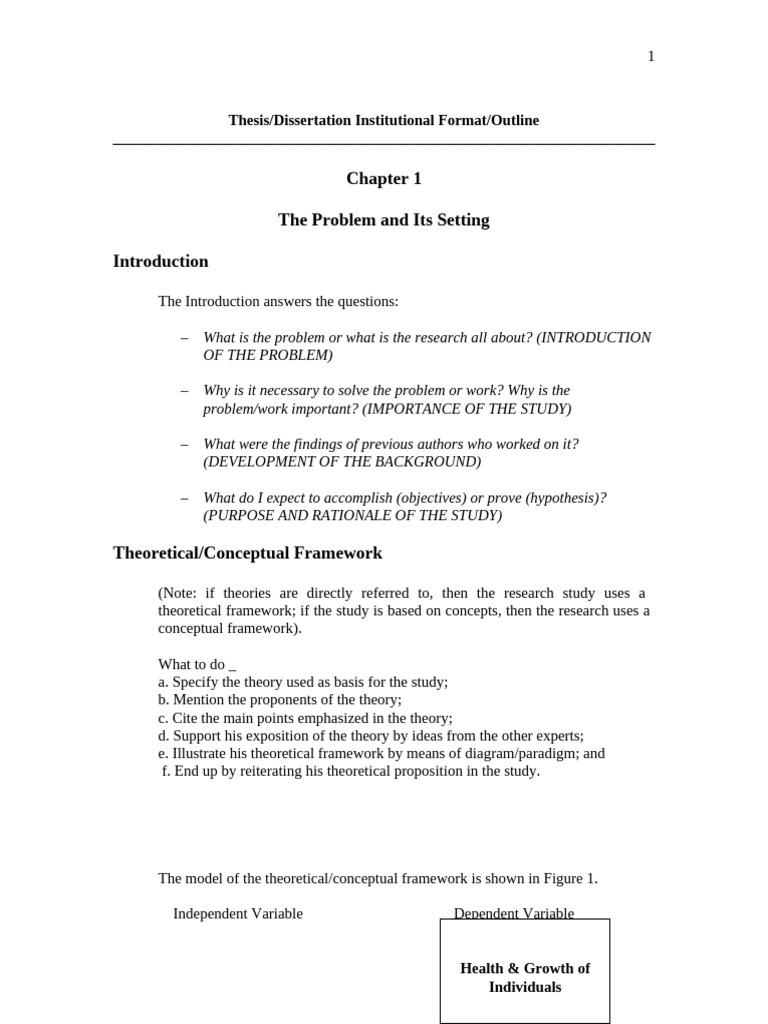 Template For Chps. 1 3.intro To Research | PDF | Validity (Statistics ...