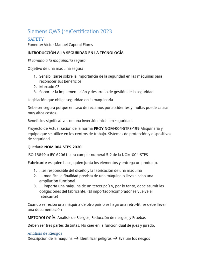 Notas Preparación Siemens QWS Certification 2023 v20230629 | PDF | Scada | Unidad Central de ...