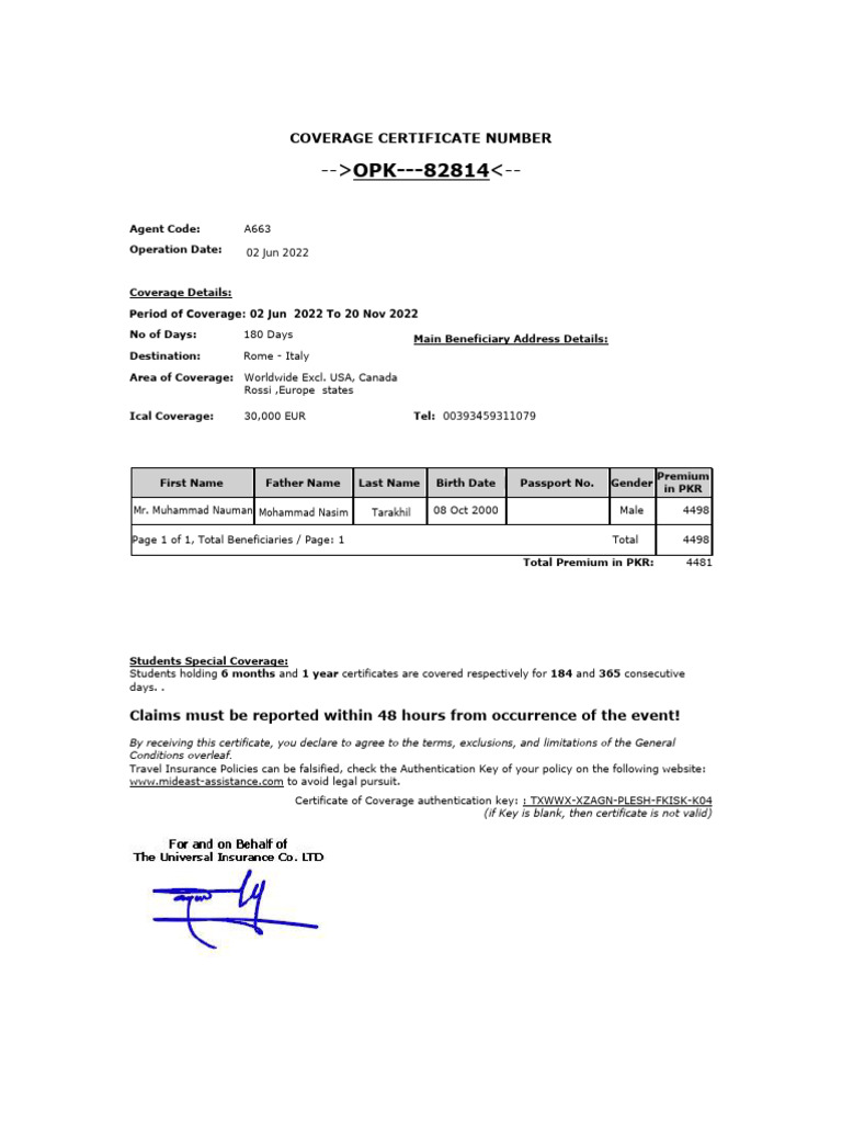 Insurance ..Doc He-1 | PDF