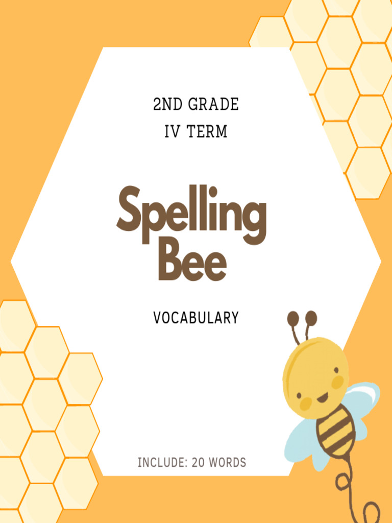 Spelling Bee Segundo Grado - 1 - 161858273 | PDF
