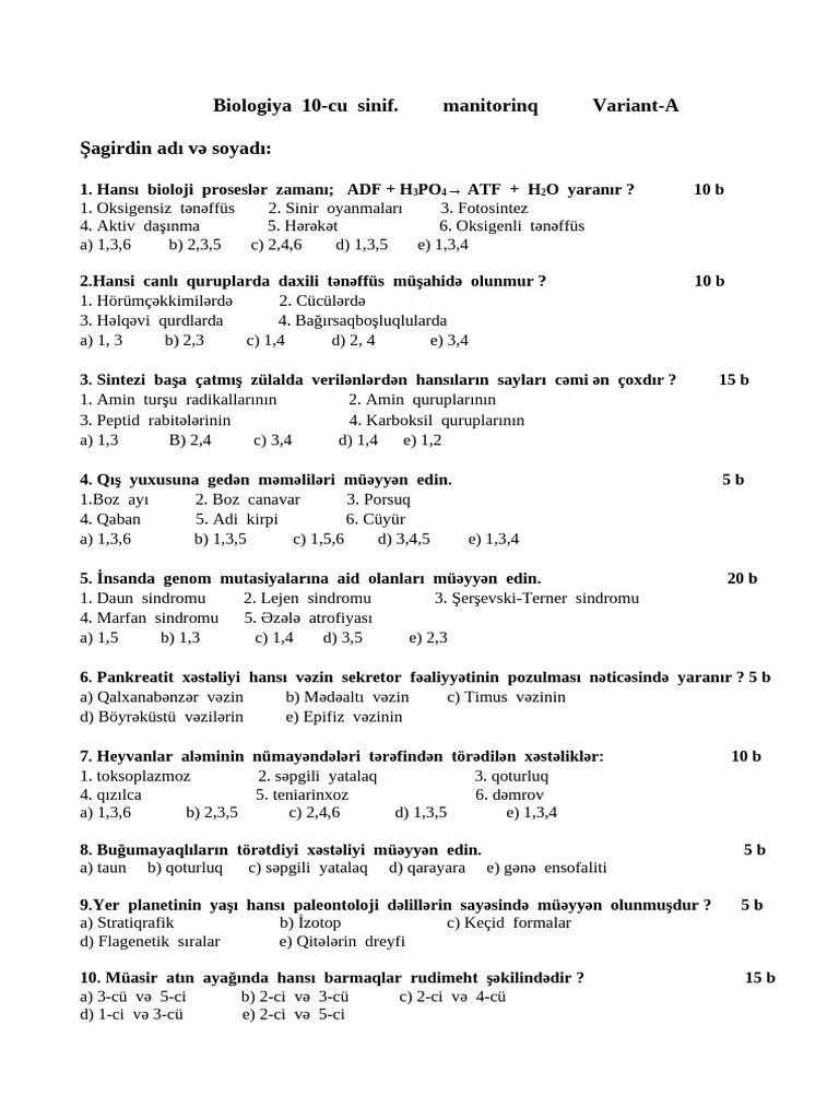 10 BSQ-1 | PDF