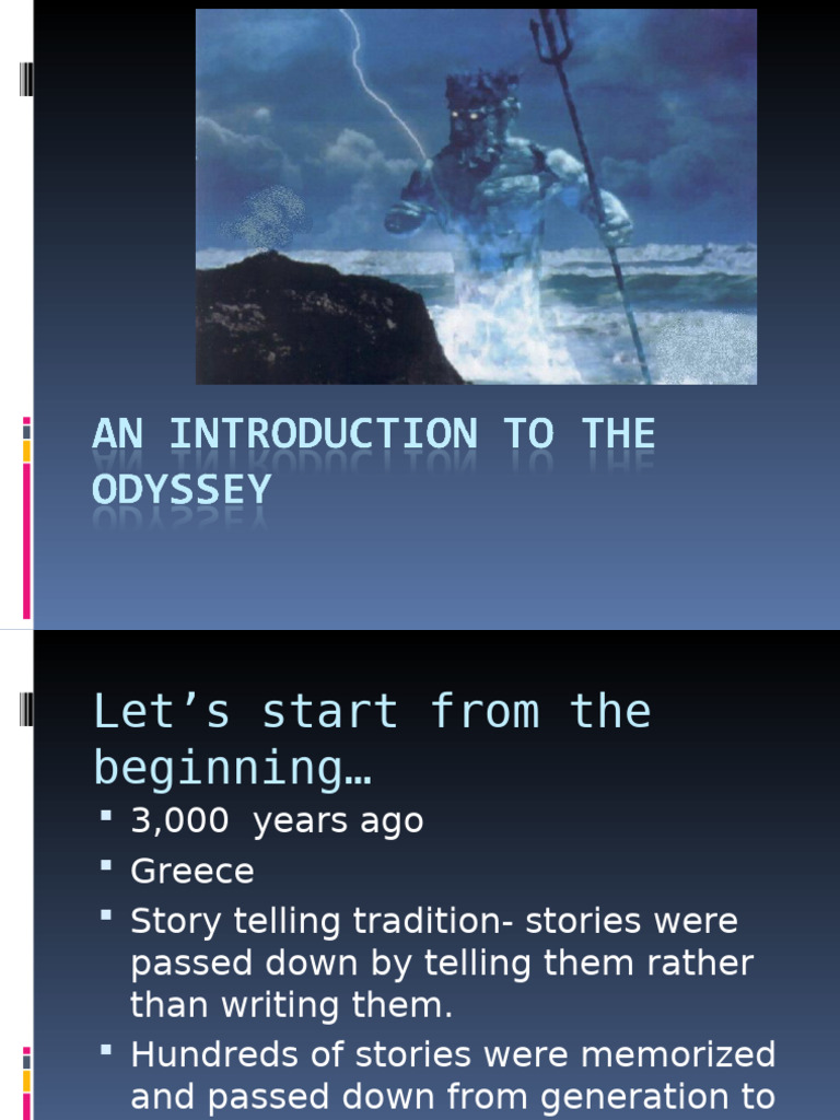 An Introduction To The Odyssey | PDF | Odyssey | Helen Of Troy