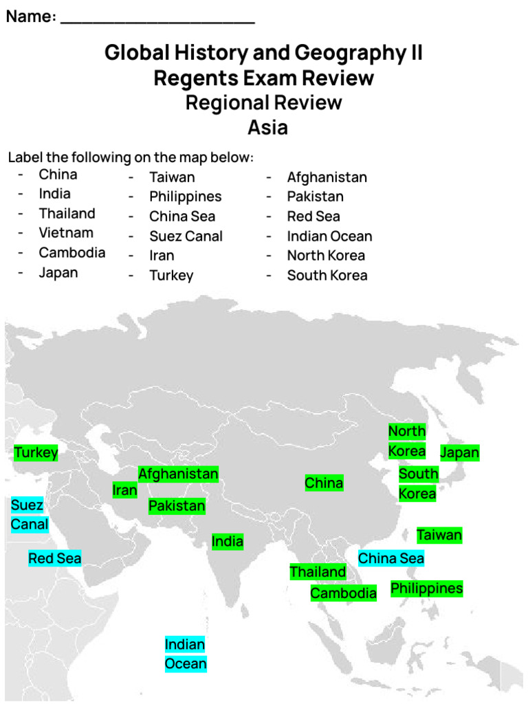 Asia History Review: Key Events & Concepts | PDF | Mao Zedong | China