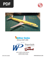 United Airlines B747-400 N118UA Papercraft | PDF