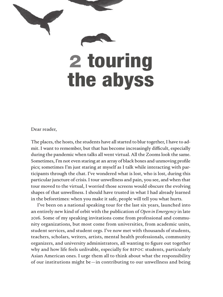 Khuc (2024) Touring The Abyss | PDF | Mental Health | Disability