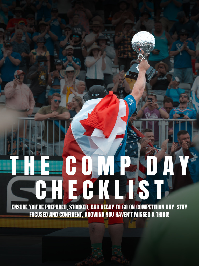 The Comp Day Checklist | PDF