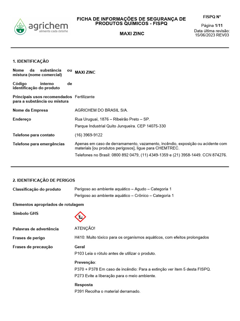 Maxi Zinc - Onu3082 - Fispq - 0 | PDF | Zinco