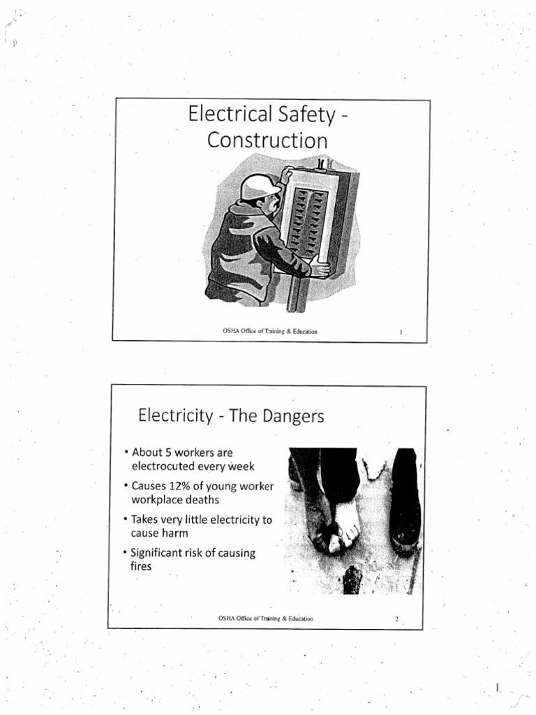 Electrical Safety Construction - 01262024152647 | PDF | Fuse ...