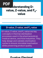 D-Value, Z-Value, F-Value & 12-D Concept | PDF | Botulinum Toxin ...