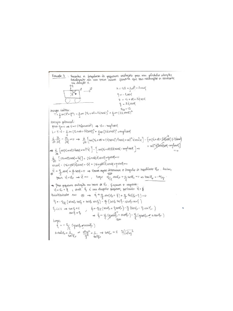 Formula Pendulo | PDF