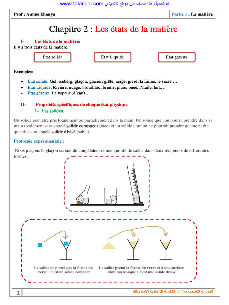 1AC PC Cours 01 | PDF