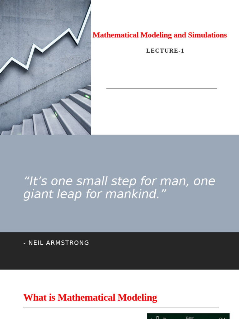 Lecture - 1 | PDF | Simulation | Mathematical Model