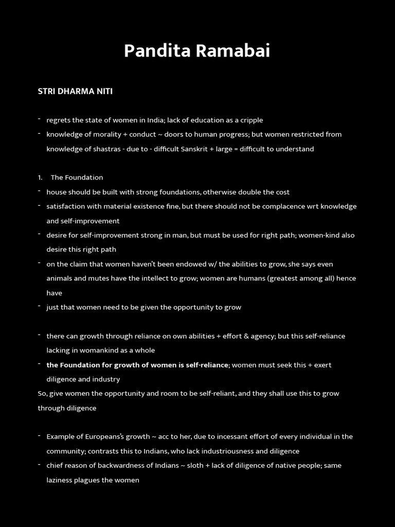 Pandita Ramabai | PDF | Widow | Marriage