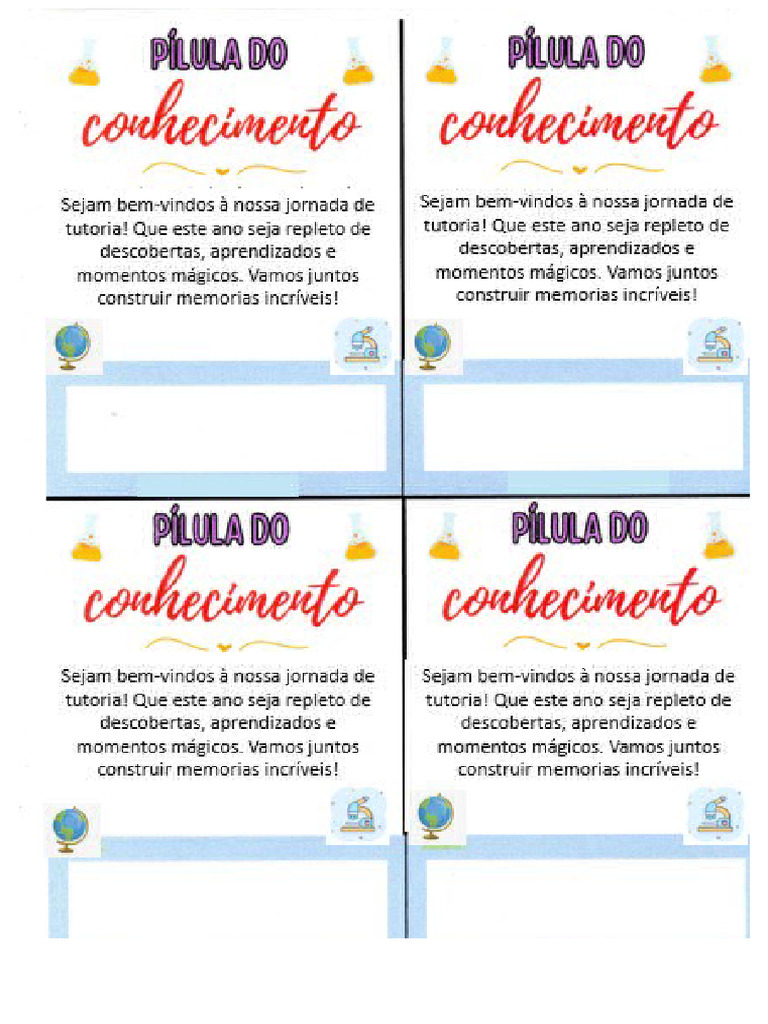 Pilula Do Conhecimento | PDF