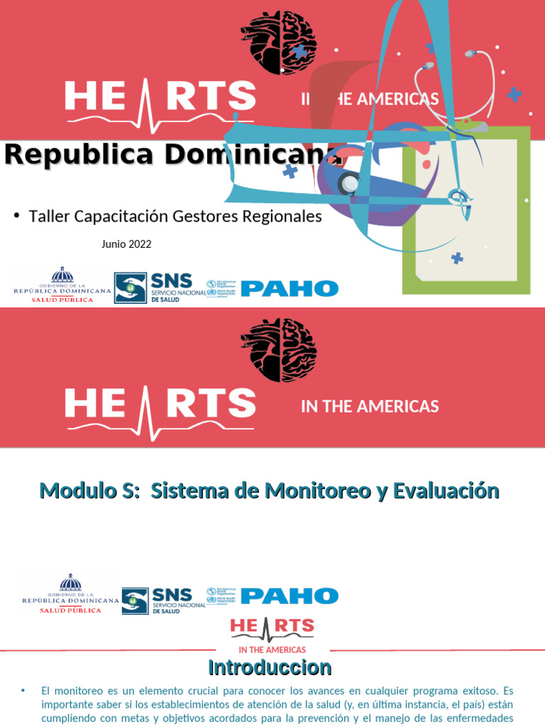 Presentacion Taller Hearts Modulo S | PDF | Hipertensión | Cuidado de la salud