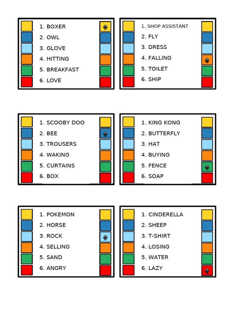 Random Word Lists Compilation | PDF