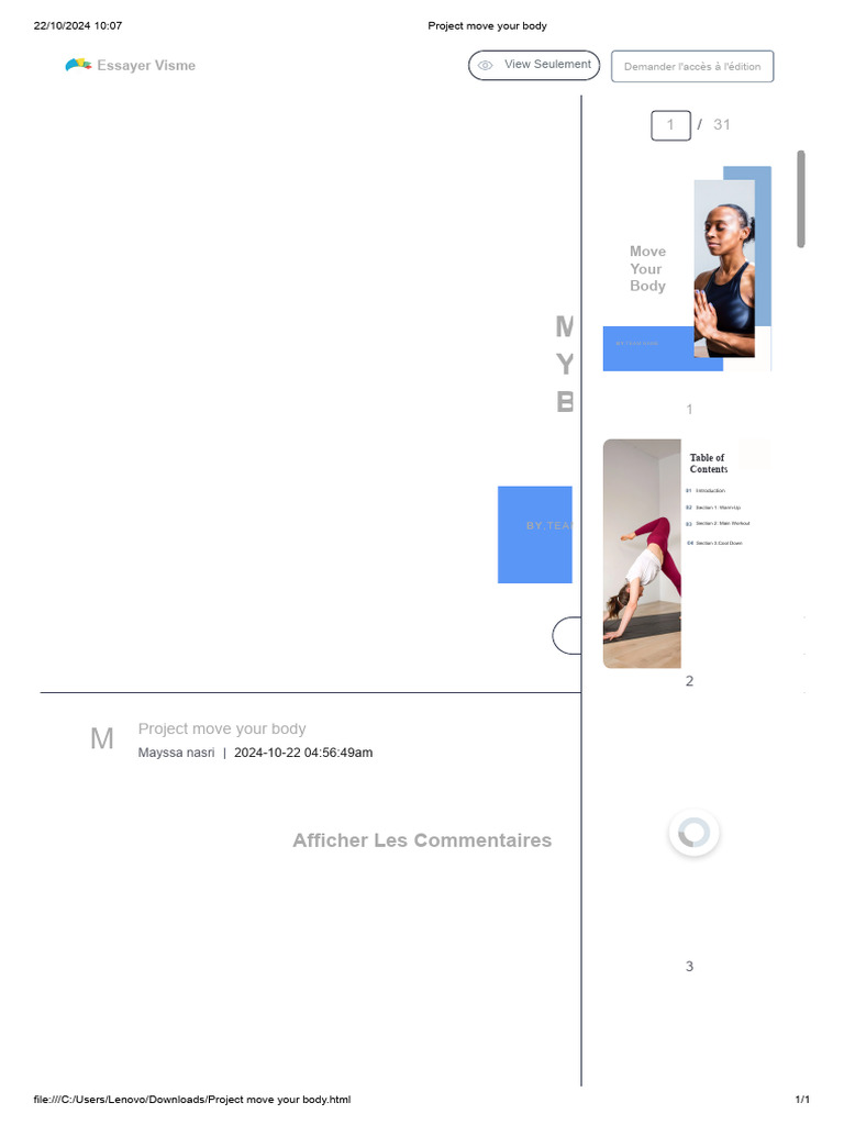 Afficher Les Commentaires: Essayer Visme | PDF