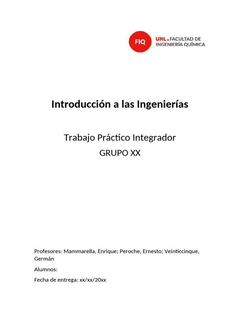 TP Integrador - Grupo XX | PDF | Informática