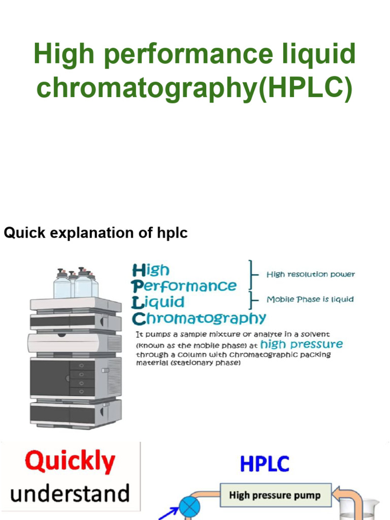 HPLC Setup and Analysis Overview | PDF