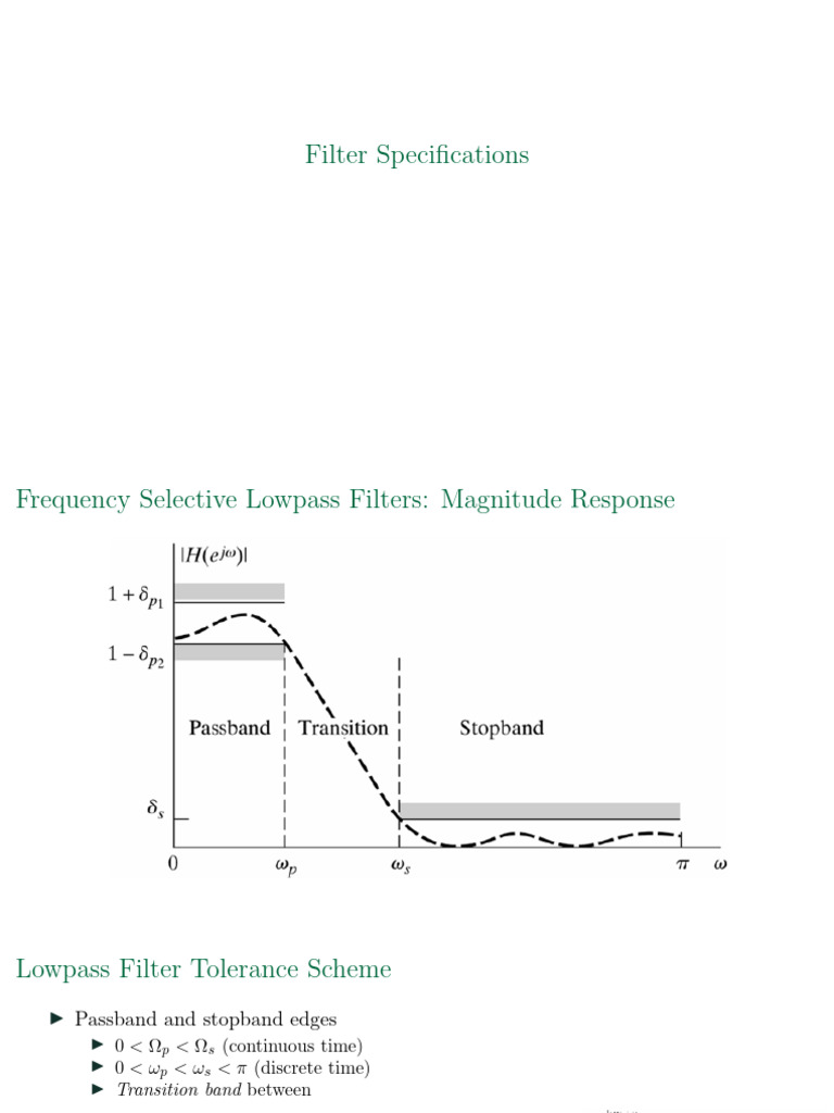 SP Slides 5 | PDF | Filter (Signal Processing) | Computer Engineering