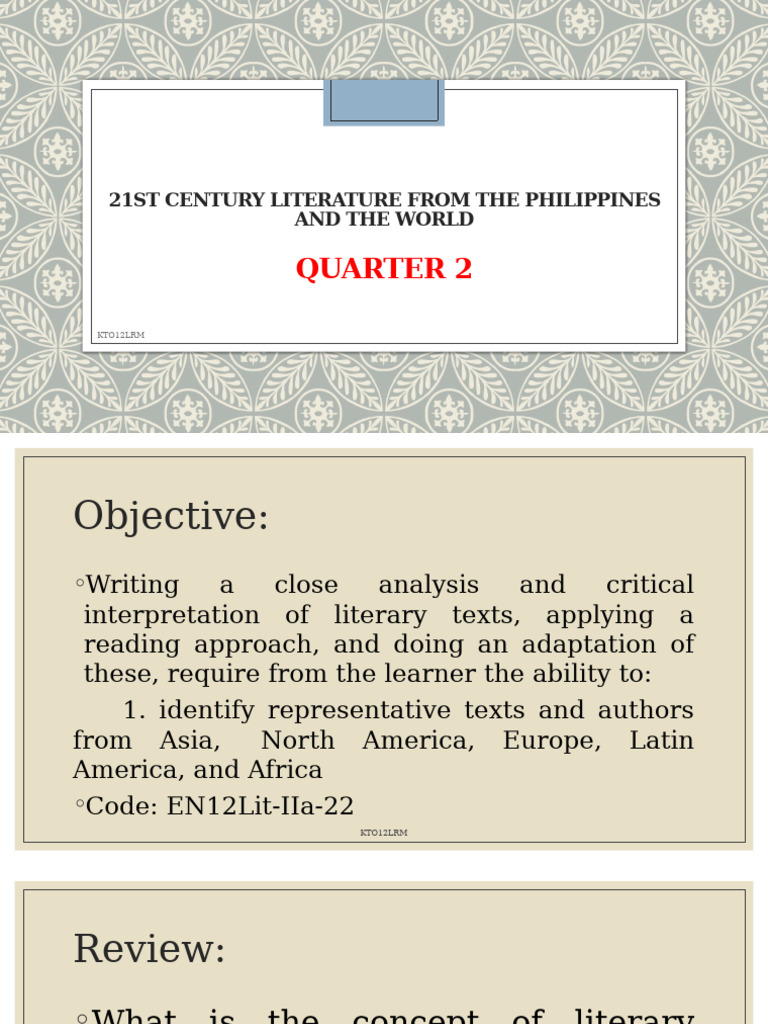 21st Century Global Literature Overview | PDF