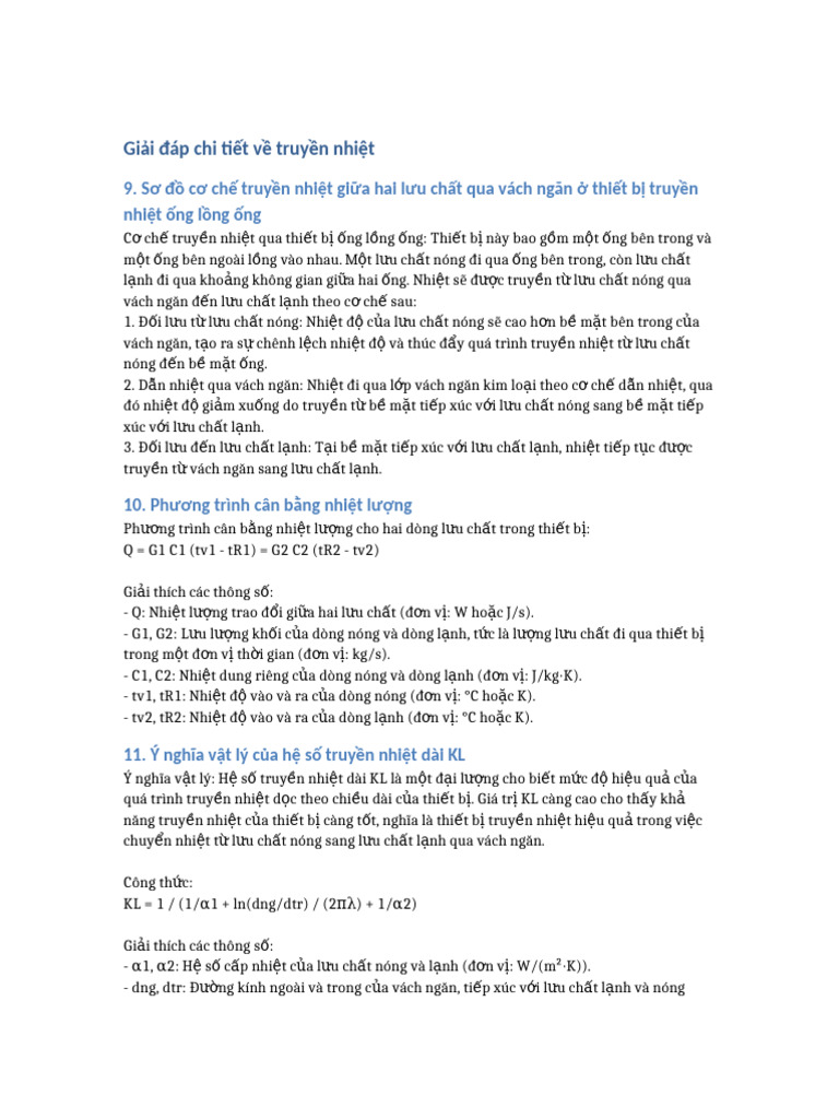 Cau Hoi Truyen Nhiet Chi Tiet | PDF