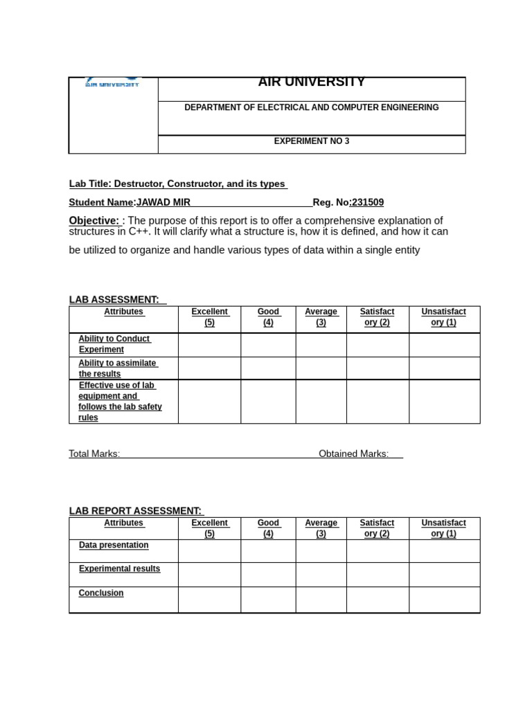 Oop-Lab-3 Alishba | PDF | Constructor (Object Oriented Programming ... Oop-Lab-3 Alishba | PDF | Constructor (Object Oriented Programming ...