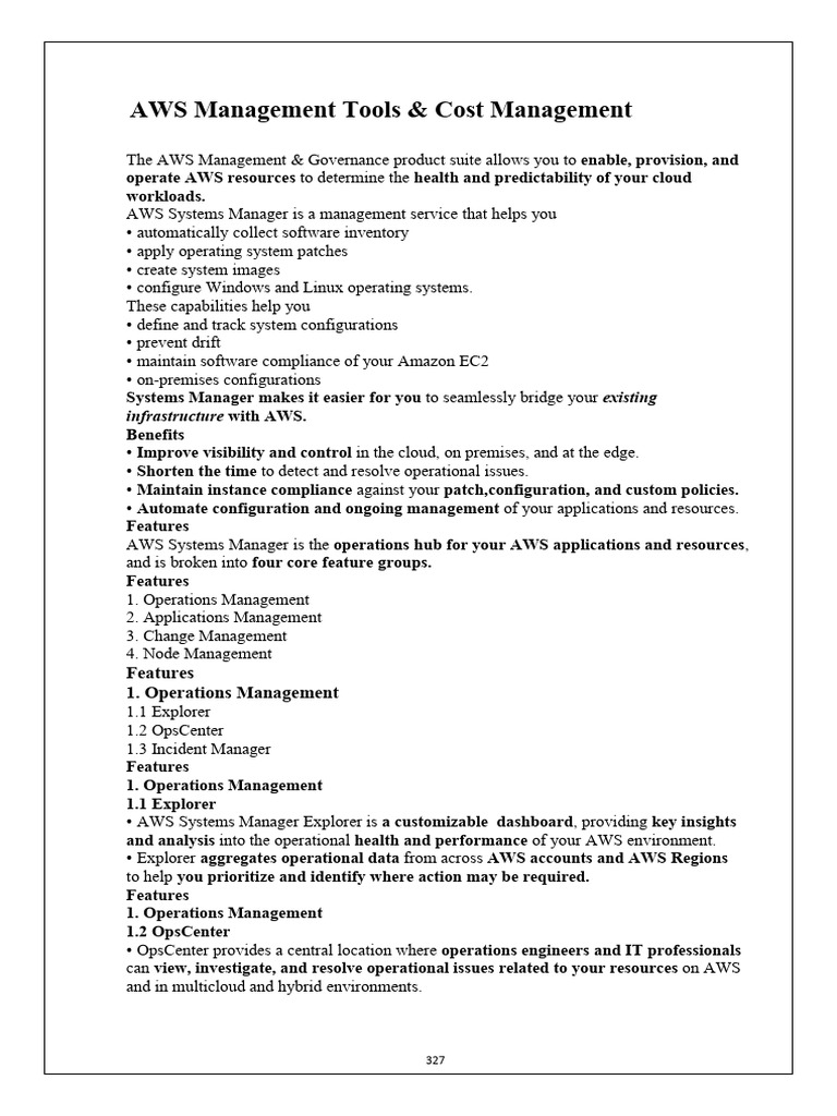 AWS Management Tools ( - 1 - ) | PDF | Amazon Web Services | Invoice
