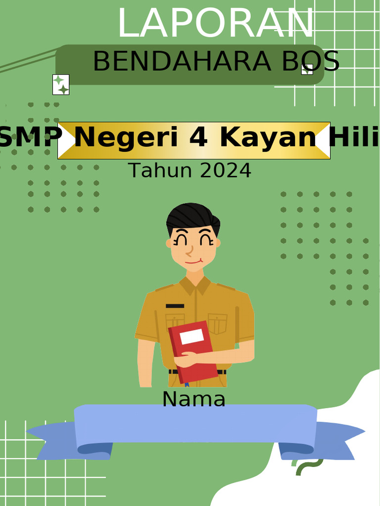 Contoh Laporan Bendahara BOS | PDF | Pengelolaan Keuangan & Uang