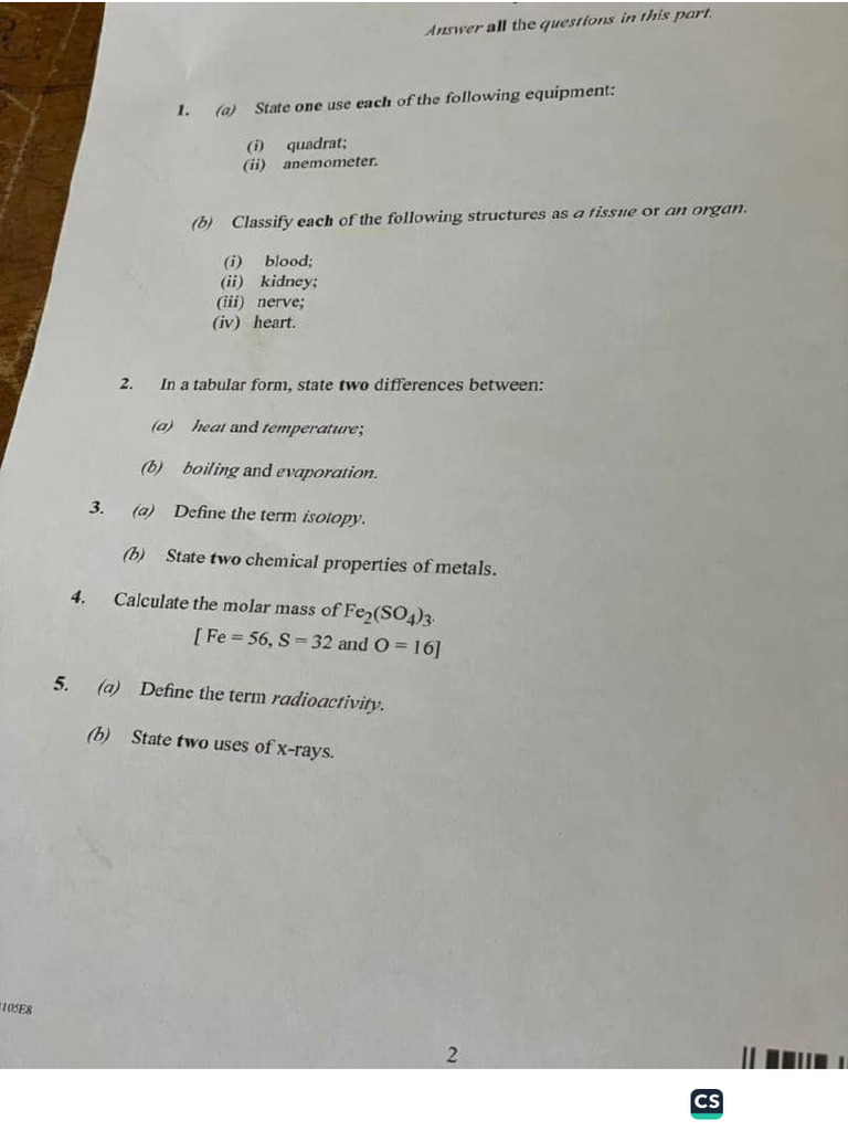 @ Int Science Theory 1 | PDF