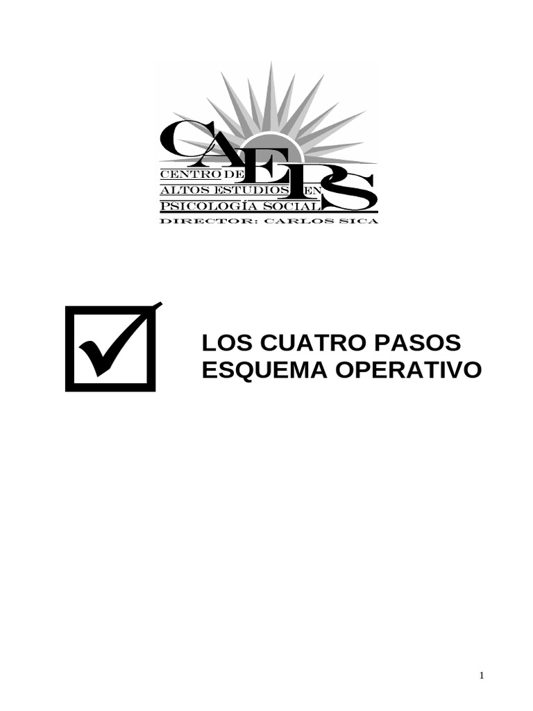Esquema Operativo en Crisis Terapéutica | PDF | Terapia | Depresión (estado de ánimo)