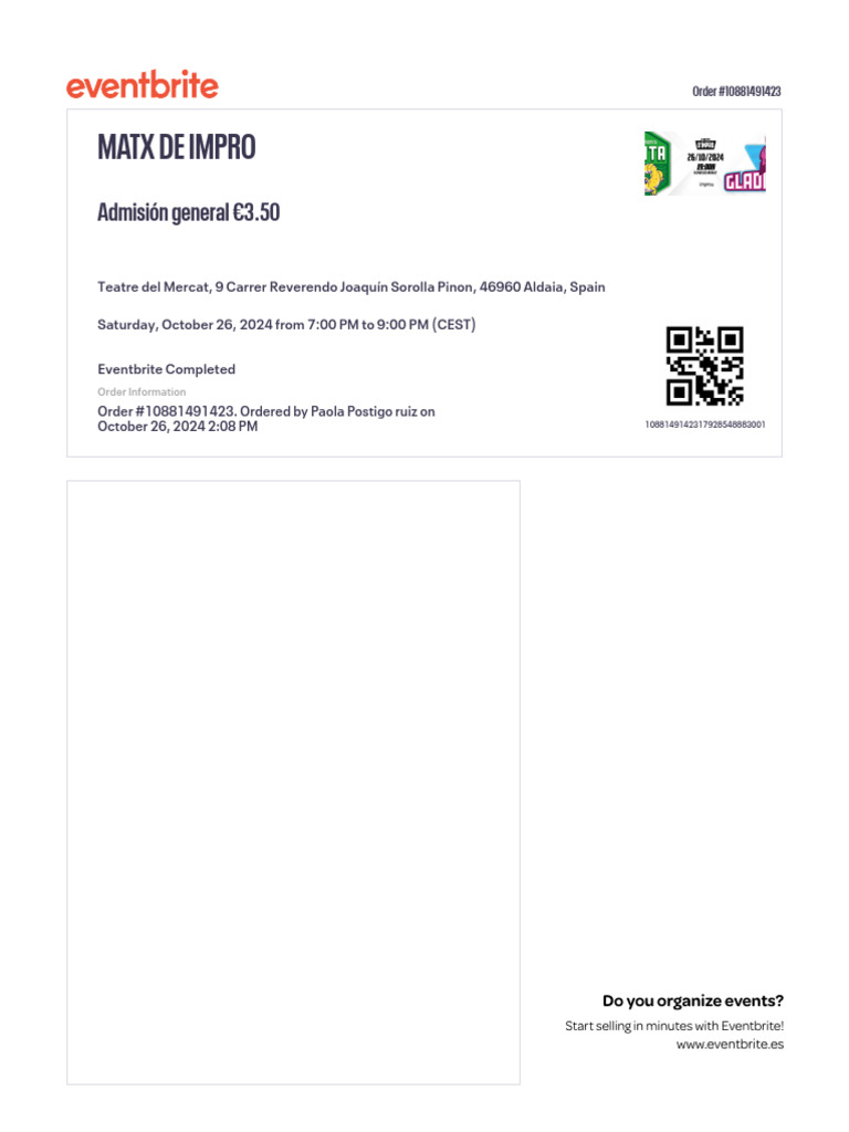 MATX DE IMPRO Event Details 2024 | PDF