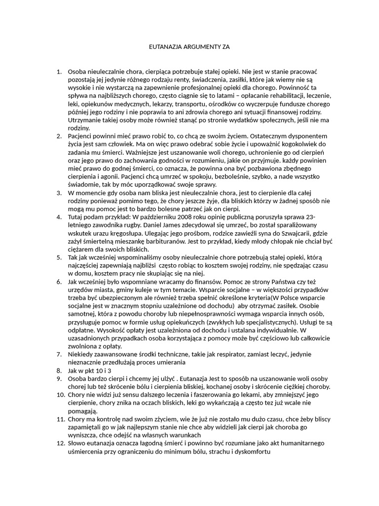 Eutanazja | PDF