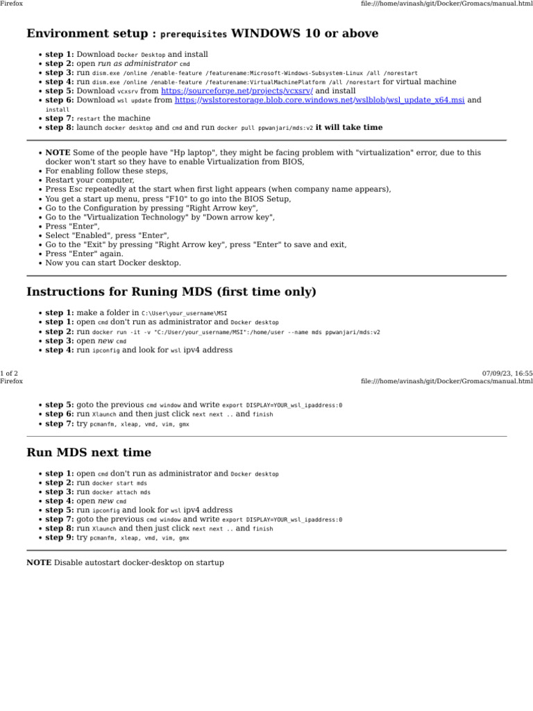 Docker Mds Manual | PDF | Virtualization | Computing Platforms