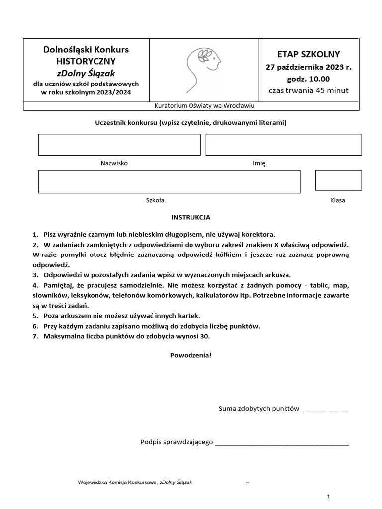 Historia Arkusz | PDF