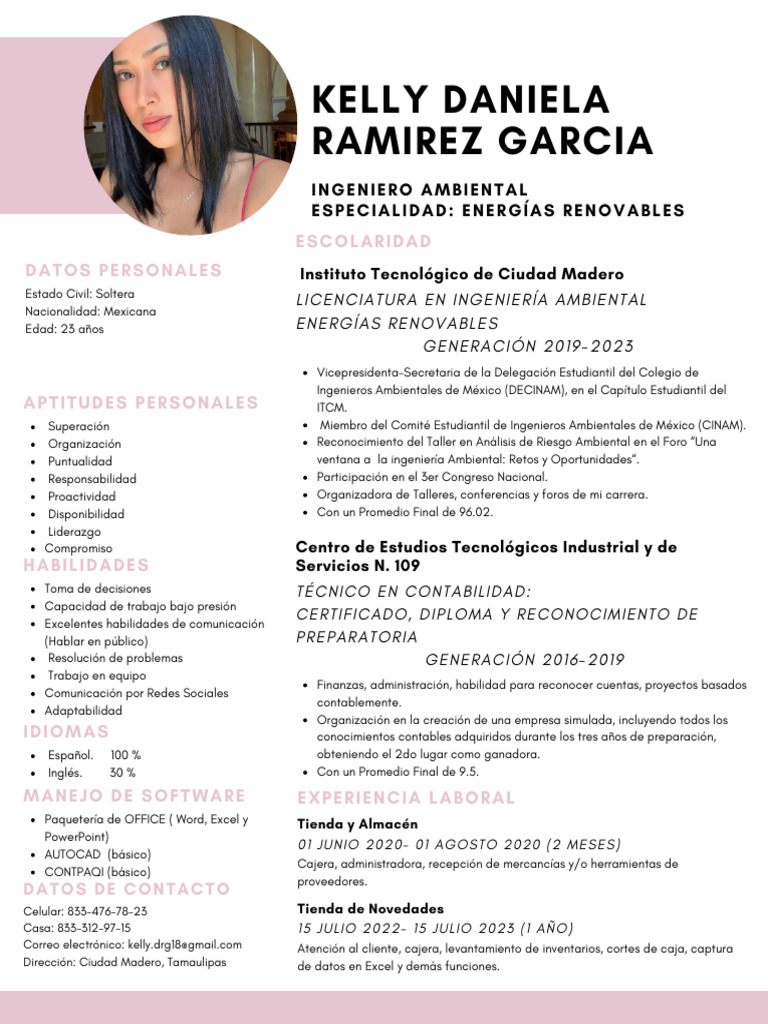 CV Ramirez Garcia | PDF | Reclutamiento | Gestión de recursos humanos