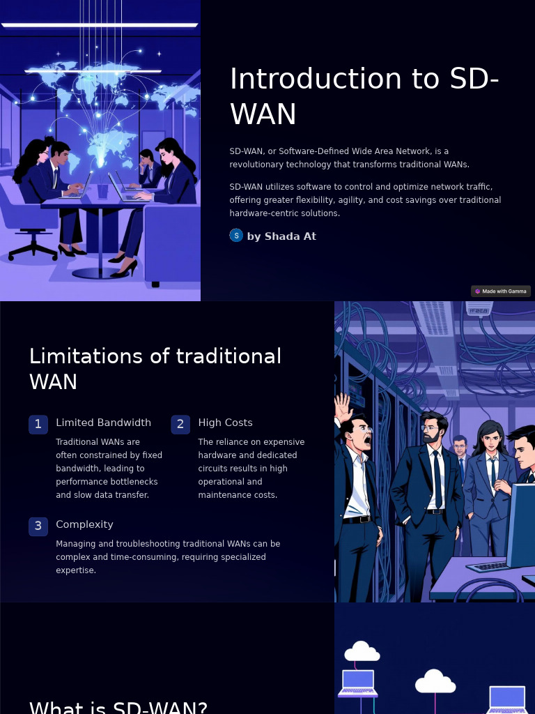 Introduction To SD WAN | PDF | Cloud Computing | Computer Network