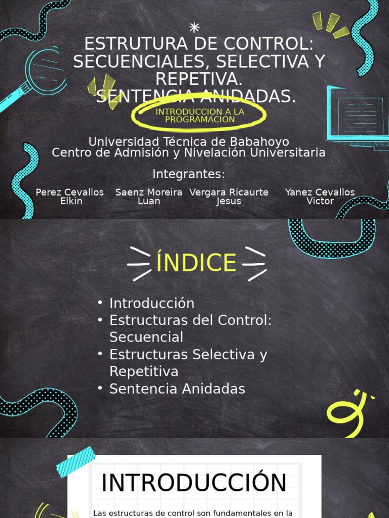 Estructuras de Control en Programación | PDF | Flujo de control ...