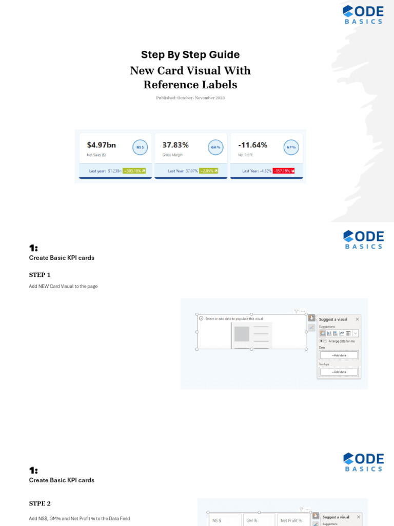 New - Card - Visual - Oct - To - Nov - 2023 - Step - by - Step - Guide ...
