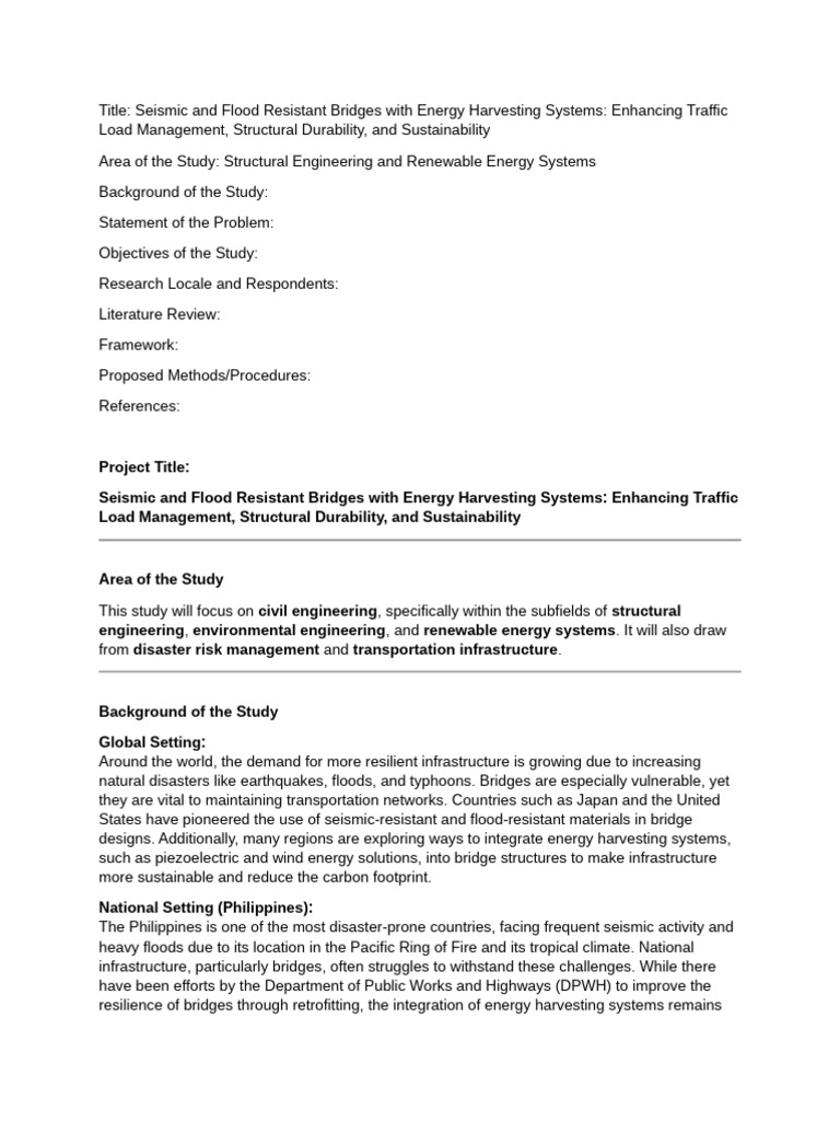 Seismic & Flood-Resistant Bridge Designs | PDF | Infrastructure | Bridge