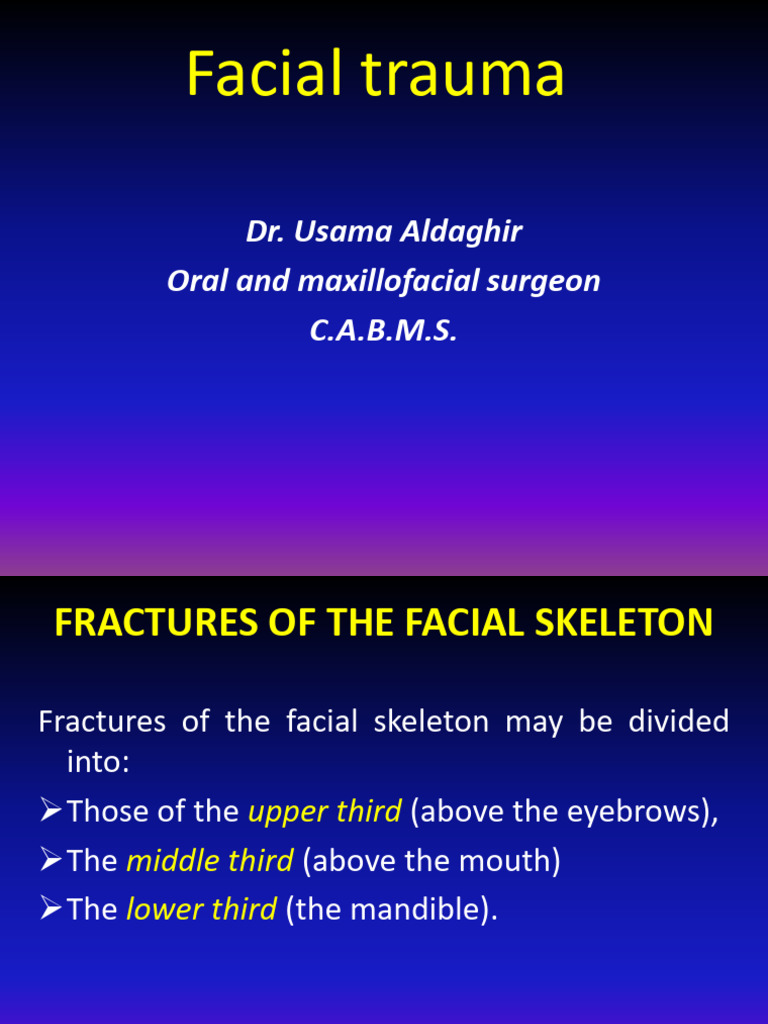 Facial Fracture Insights for Surgeons | PDF | Human Nose | Human Head ...