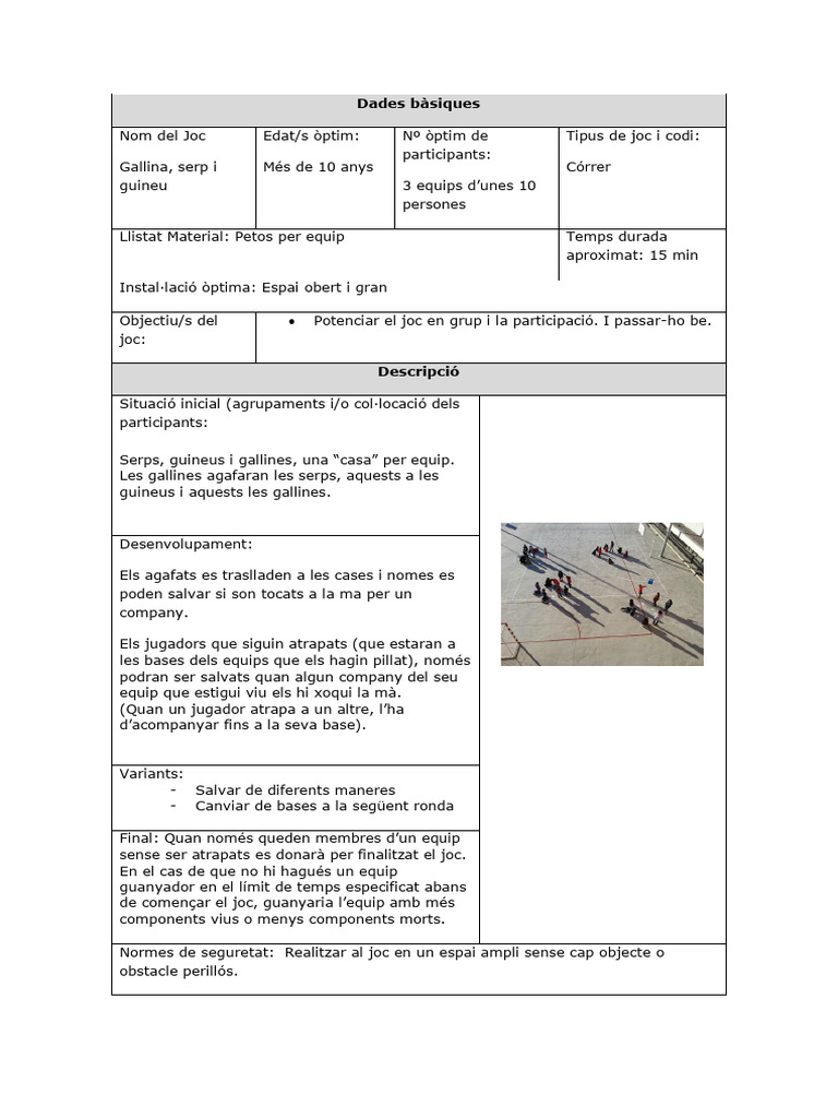 Serps Gallines I Guineus | PDF