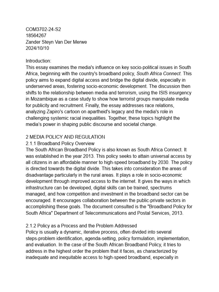 COM3702-24-S2 | PDF | Discrimination & Race Relations | Racism